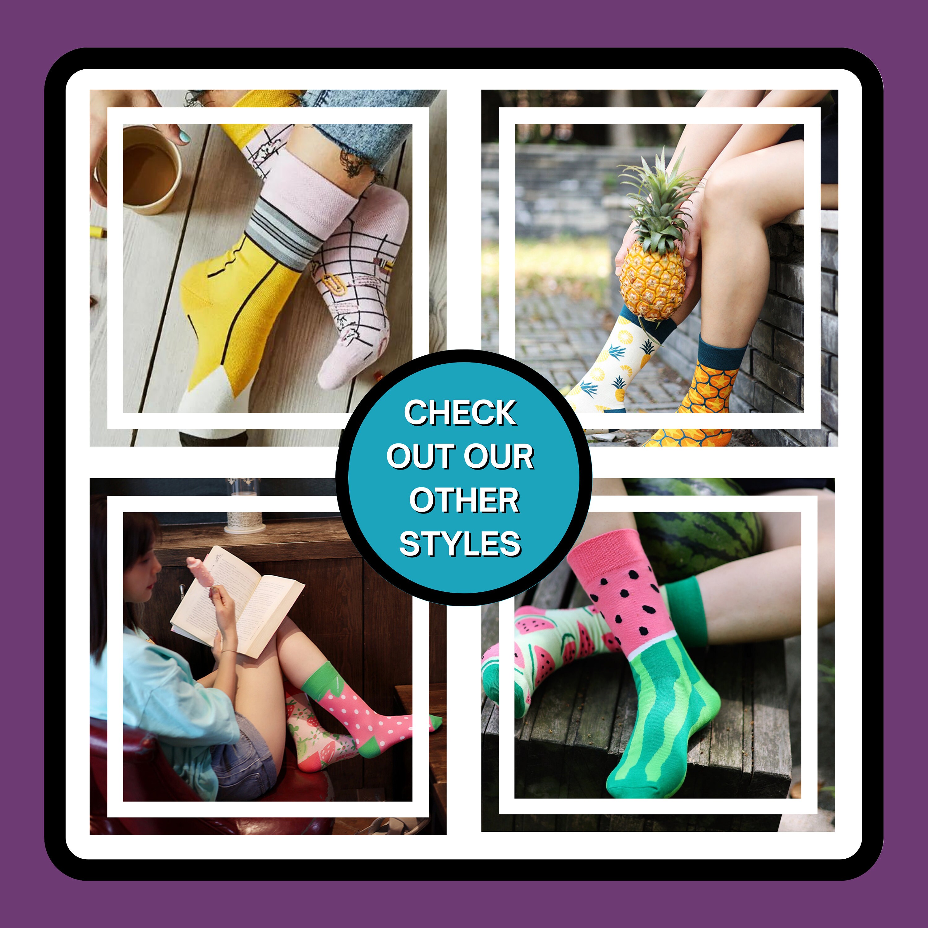 Doodle Odd Socks Happy Funky Mismatched Socks Novelty Gift - Etsy UK