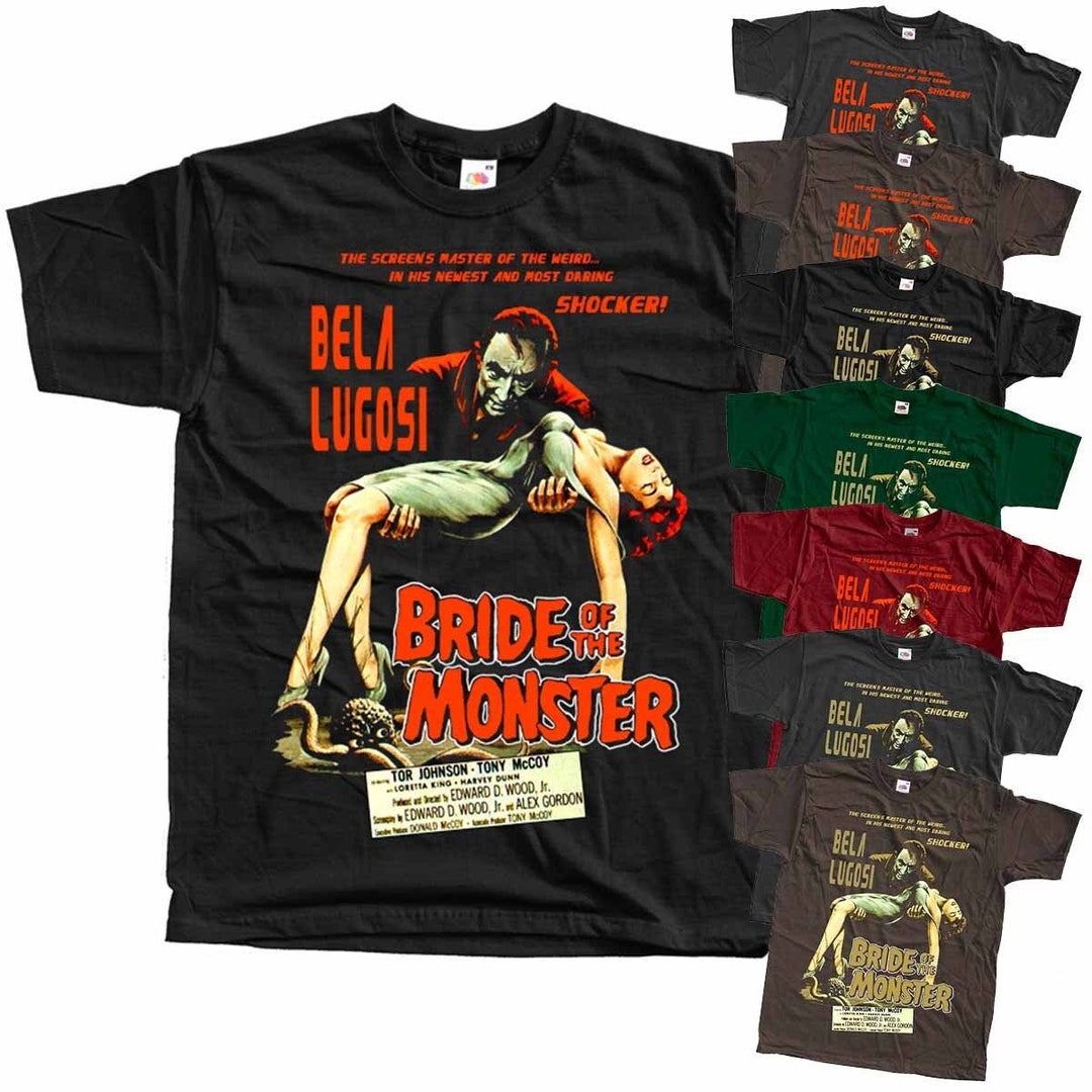 Bride of the Monster V1 Horror Poster T-SHIRT All Sizes S-5XL - Etsy