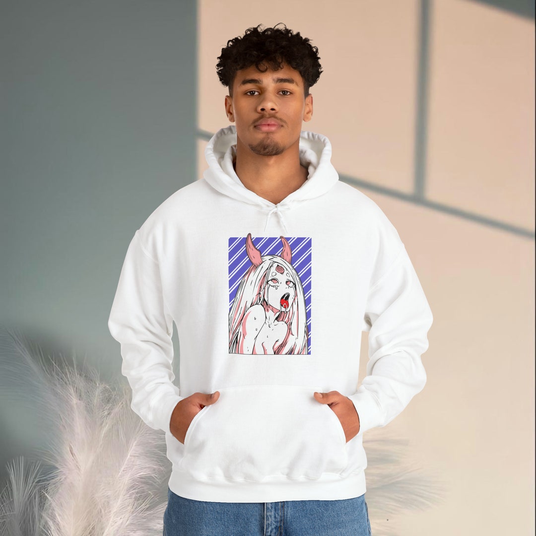 Kaguya Ahegao Hentai Unisex Heavy Blend™ Hooded Sweatshirt Etsy