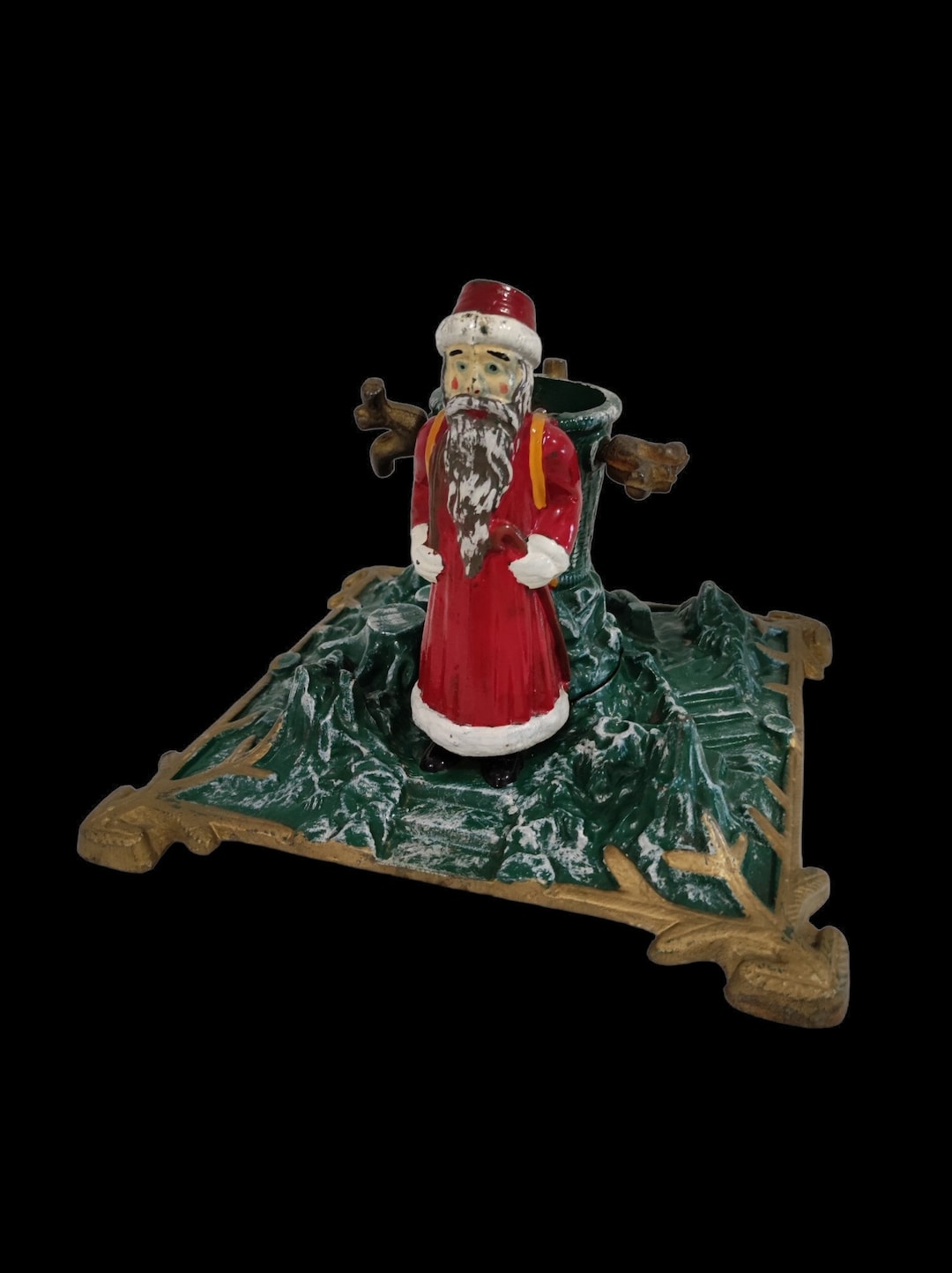 Christmas Tree Stand Santa Claus Christmas Tree Stand Germany 1920 Art ...