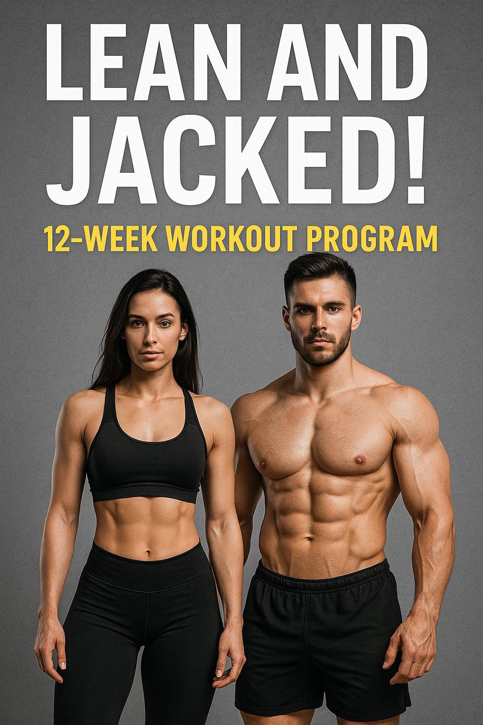 12-week Lean and Jacked Workout Plan: Google Sheets & PDF Tracker - Etsy