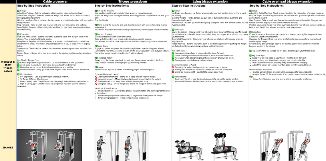 Super Strength Fitness Program | 12-week Gym Plan | PDF Printable ...