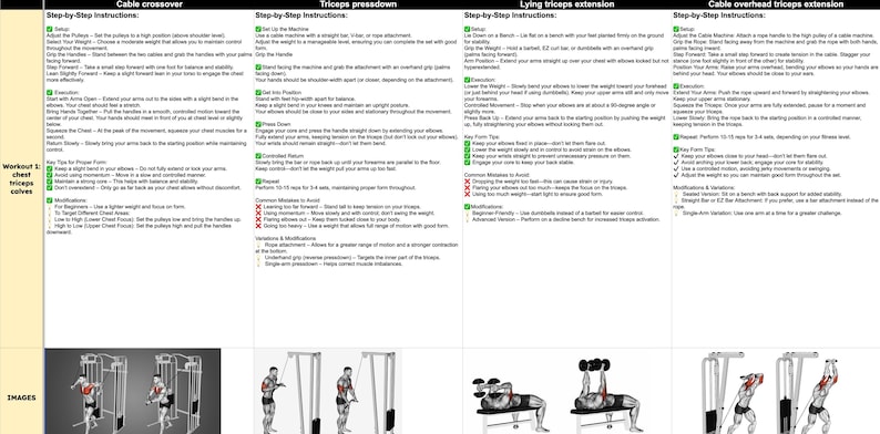 Super Strength Fitness Program | 12-week Gym Plan | PDF Printable ...