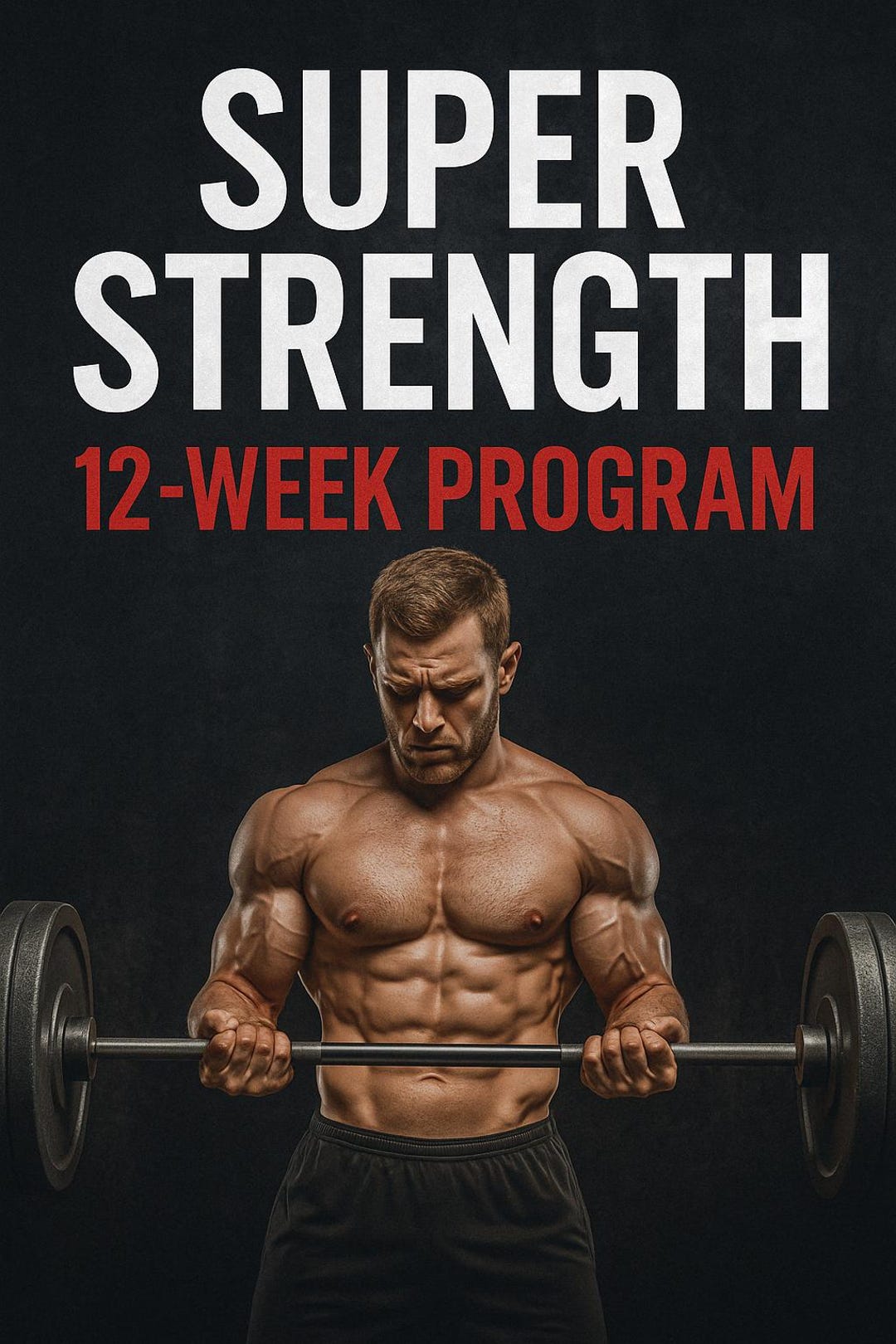 Super Strength Fitness Program | 12-week Gym Plan | PDF Printable ...