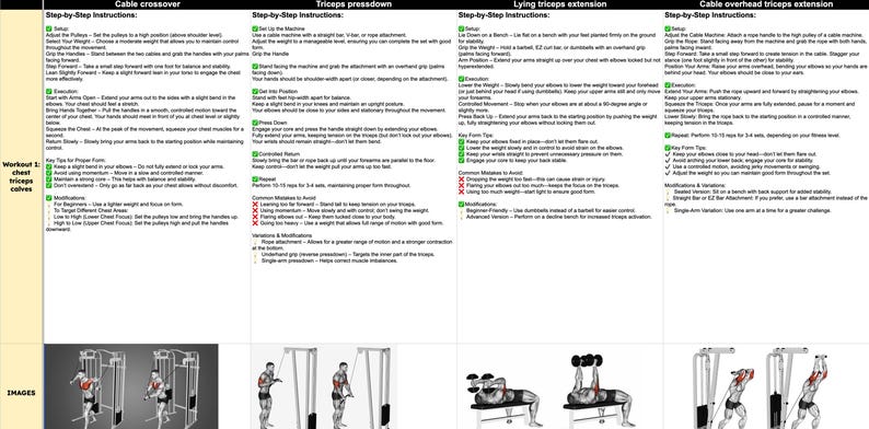 Lean and Jacked: 12-week Workout Plan | Google Sheets & PDF Tracker ...