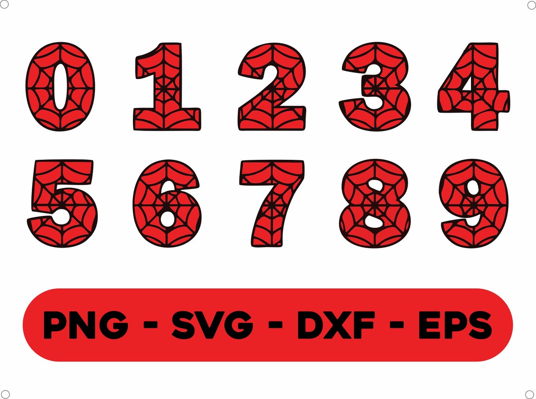 Zahl SVG Zahl Clipart Zahl geschnitten Datei für Cricut - Etsy.de