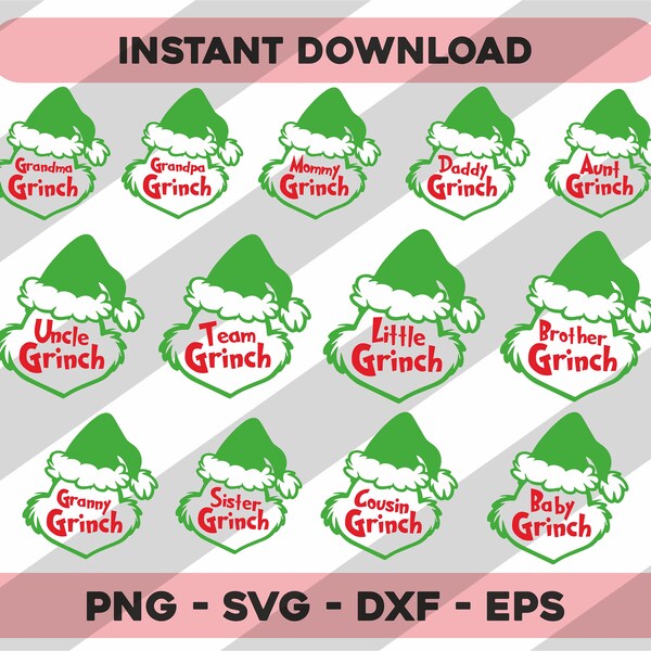 Grinch Mask Svg - Etsy