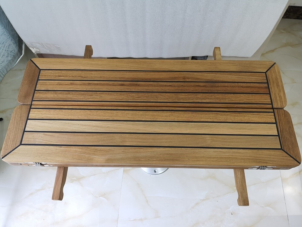 Boat Rectangular Folding Teak Table Top Two Wing 4 Sizes Marine Boat RV Caravan - Etsy