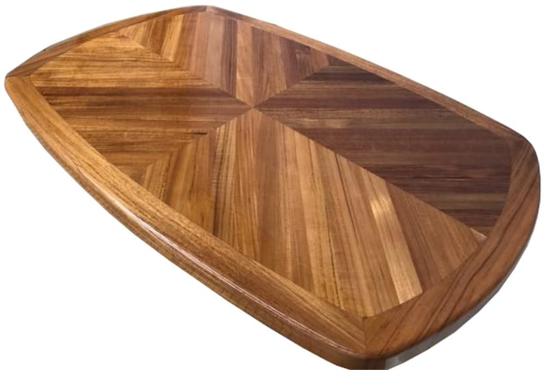 Boat High Gloss Varnished Teak Table Top 450600/500700/610x940mm Marine ...