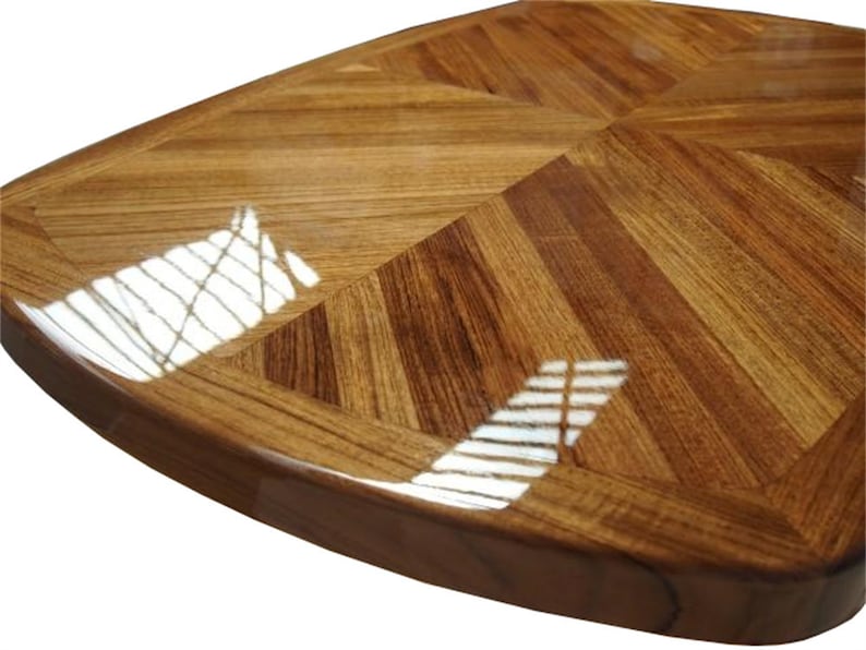 Boat High Gloss Varnished Teak Table Top 450600/500700/610x940mm Marine ...