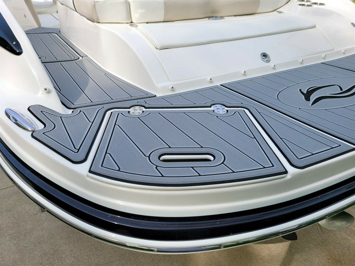 2004 Rinker Captiva 212 Cockpit Boat EVA Faux Foam Teak Deck Floor Pad ...