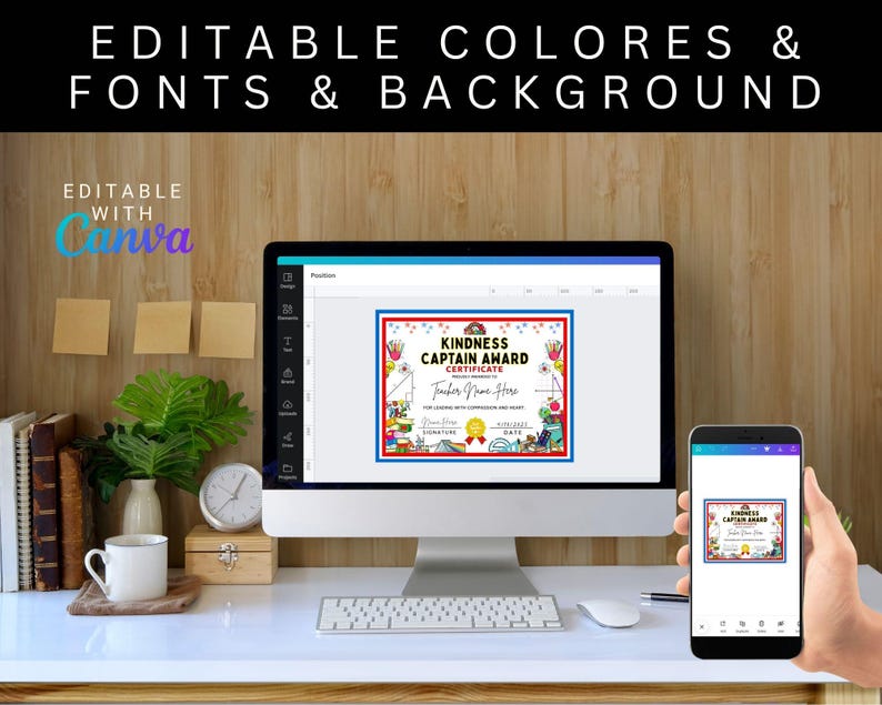 100 Funny Editable Teacher Awards Certificates, Canva Template, Teacher ...