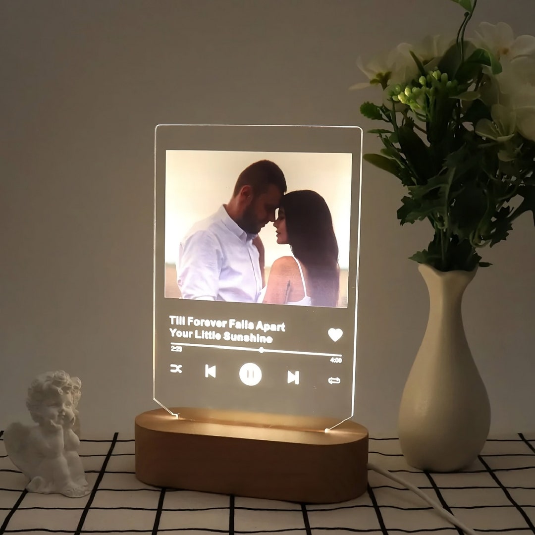 Customised 3d Lamp, Personalised Photo Frame, Instagram/spotify Custom ...