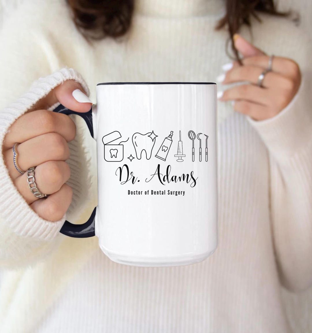 Doctor of Dental Surgery Personalized Dentist Mug With Name, Dentist ...