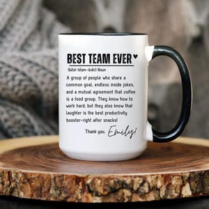 Best Team Gifts for Coworker Mug Custom Coworker Personalized Team ...