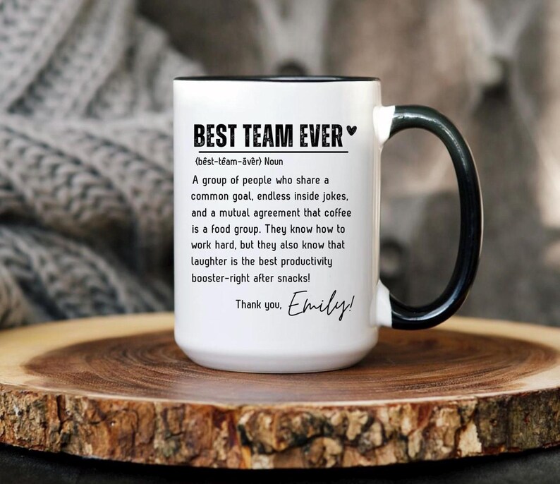 Best Team Gifts for Coworker Mug Custom Coworker Personalized Team ...