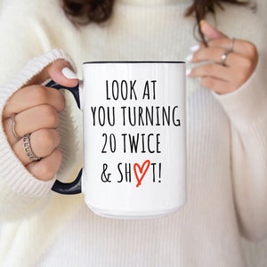 40th Birthday Gifts for Women, Funny 40th Birthday Card for Friend ...