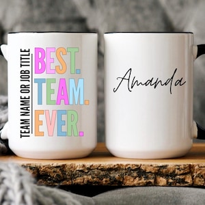 Best Team Gifts for Coworker Mug Custom Coworker Personalized Team ...