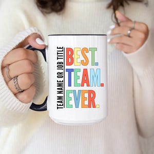 Best Team Gifts for Coworker Mug Custom Coworker Personalized Team ...