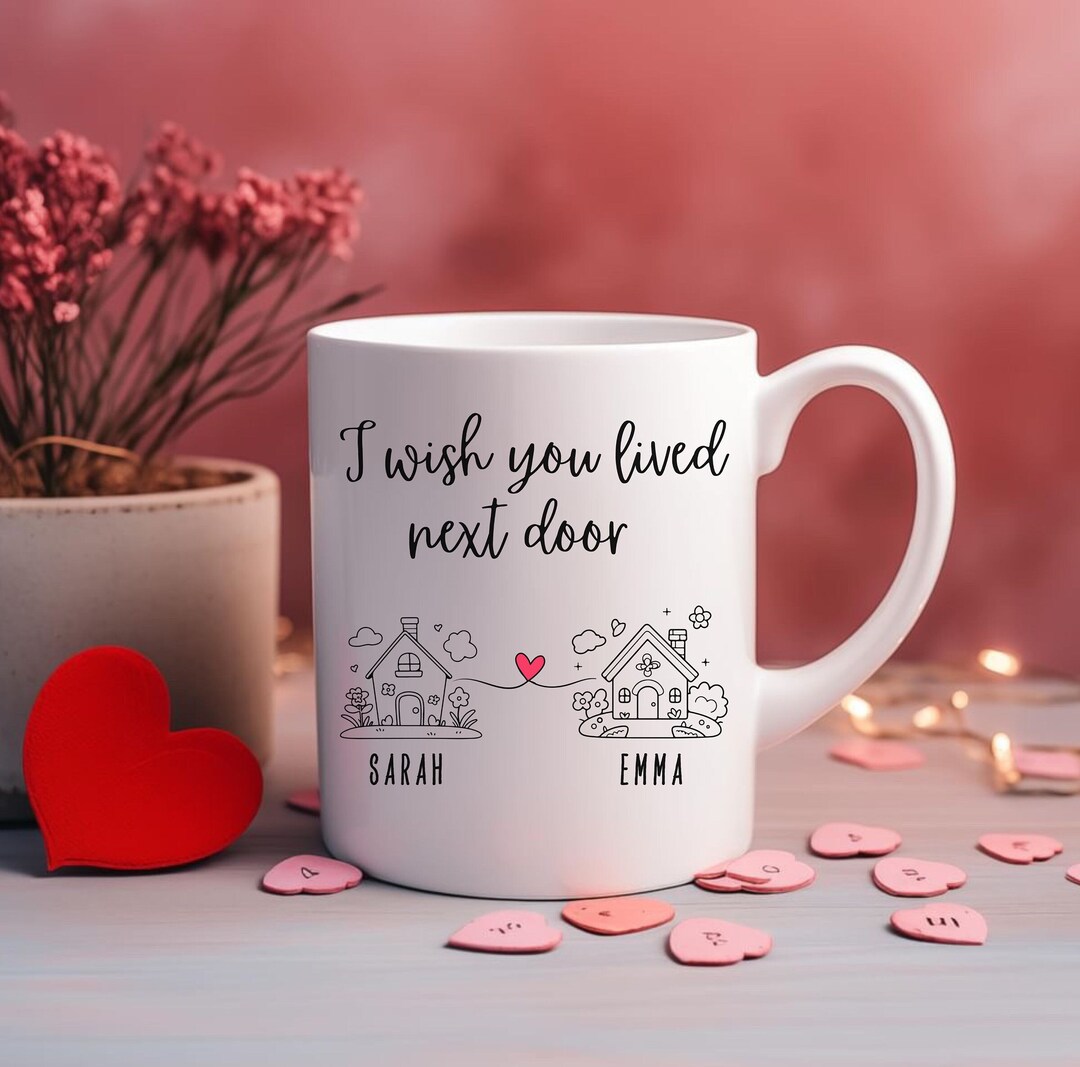 Best Friend Gift, Gift for Best Friend, I Wish You Lived Next Door ...