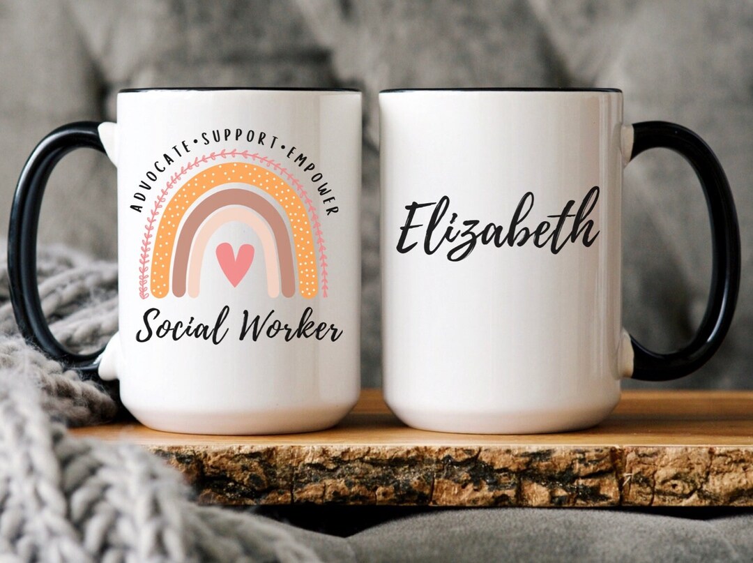 Custom Social Worker Gift, Social Worker Mug,social Work Graduation ...