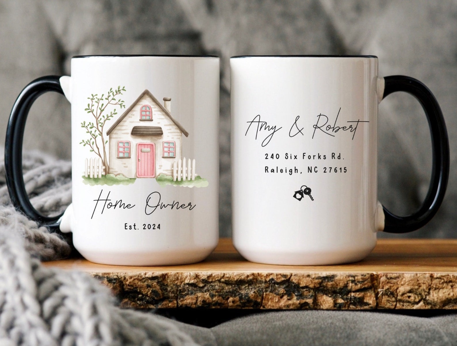 New Home Gift, Personalized New Home Mug, New Home Gift Basket, New ...