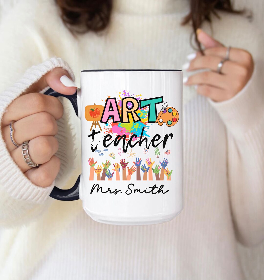 Art Teacher Mug, Art Teacher Gift, Art Teacher Cup, Gift for Art ...