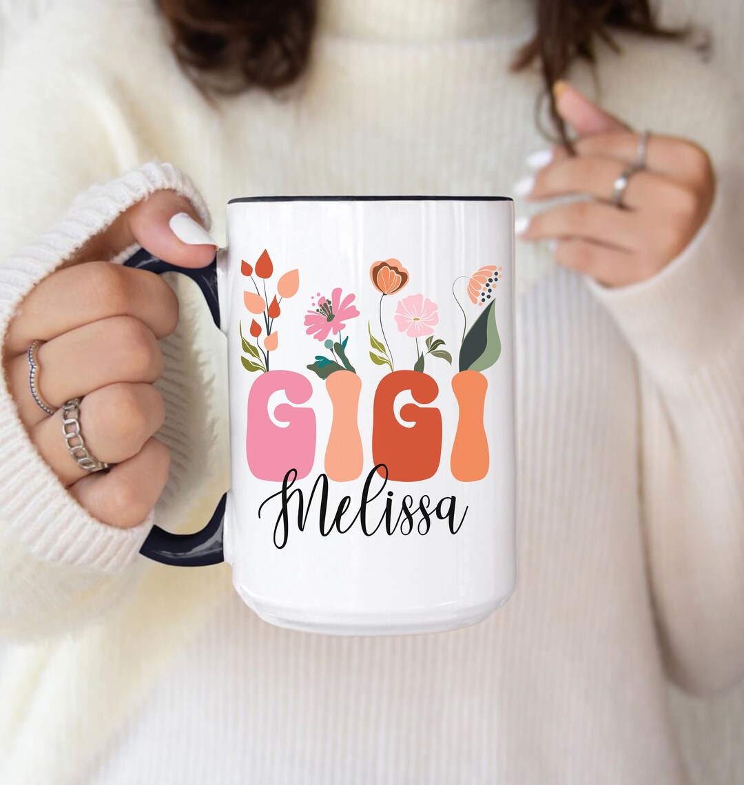 Gigi Mug, Gigi Personalized Mug, Grandparents Pregnancy Announcement ...