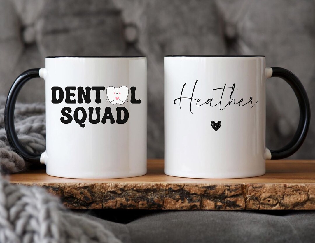 Dentist Gift, Personalized Dentist Coffee Mug With Name, Dental ...