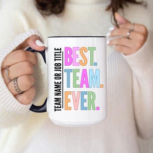 Best Team Gifts for Coworker Mug Custom Coworker Personalized Team ...