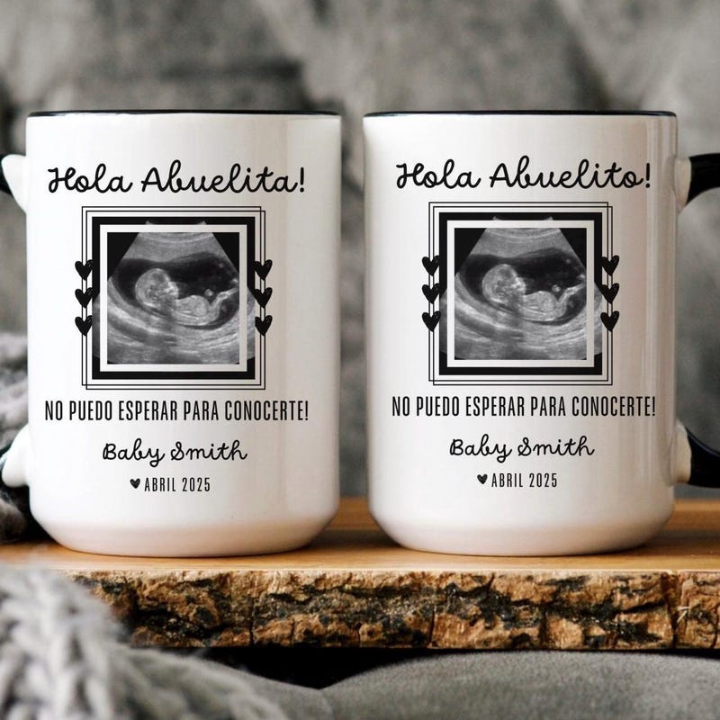 Pregnancy Announcement in Spanish - Etsy
