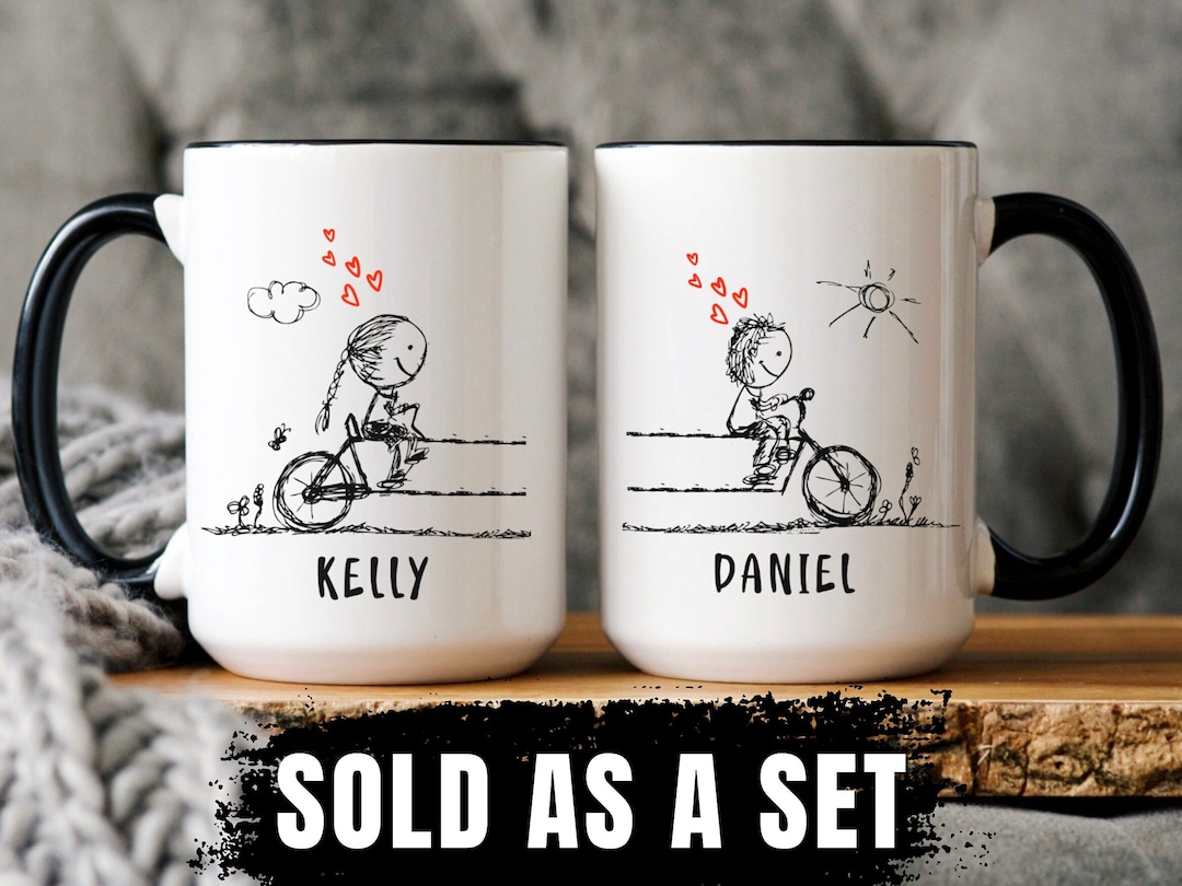 Personalized Mr and Mrs Coffee Mugs, Custom Mr Mrs Coffee Mugs, Husband ...