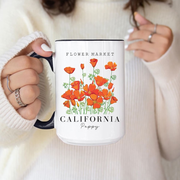 California Mug - Etsy