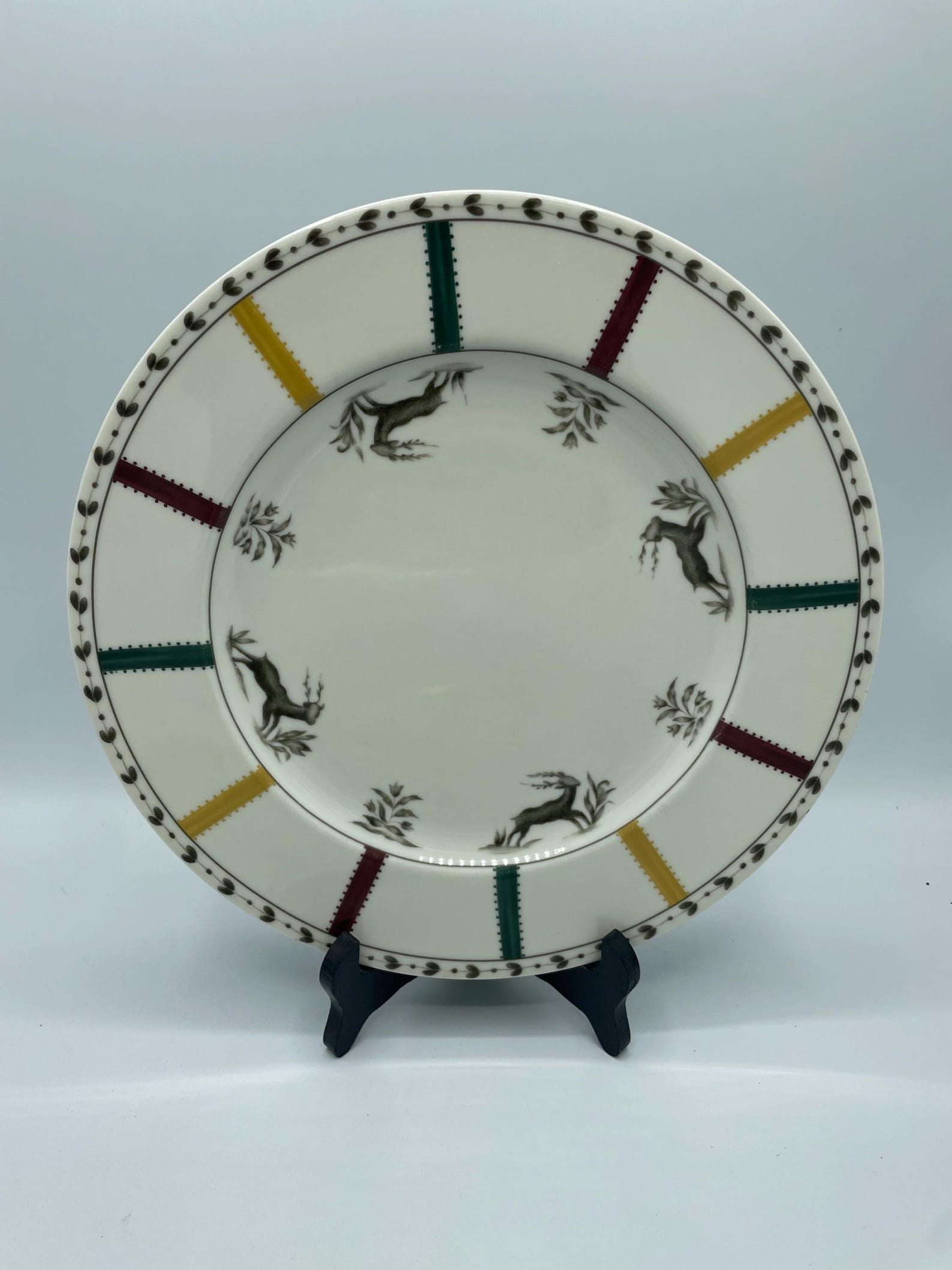 Vintage Pierre Frey Dinner Plate "alpage" Pattern - Limoges France - Etsy