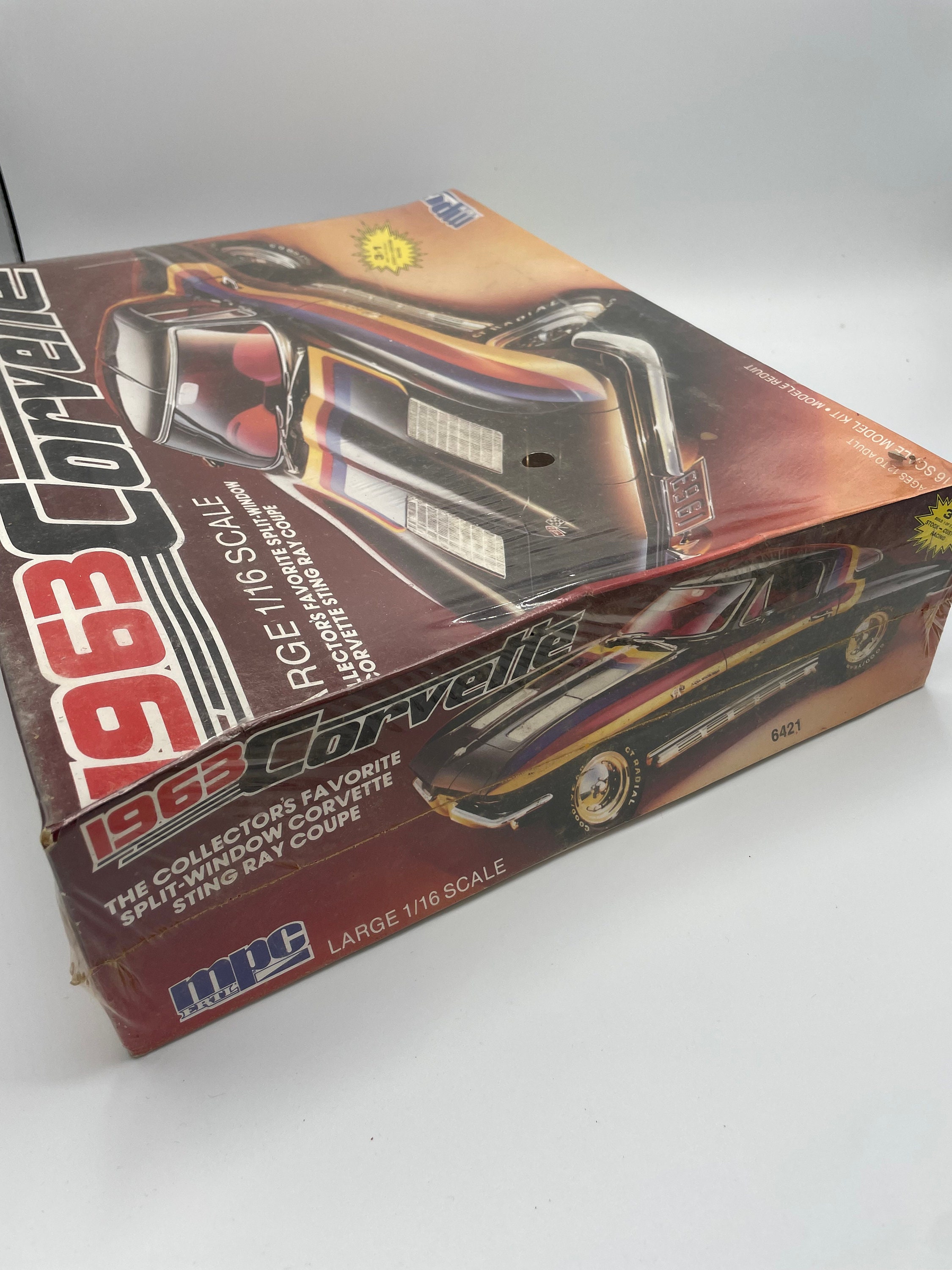 Vintage Amt MPC 1963 Corvette Stingray Car Model Kit STILL SEALED - Etsy