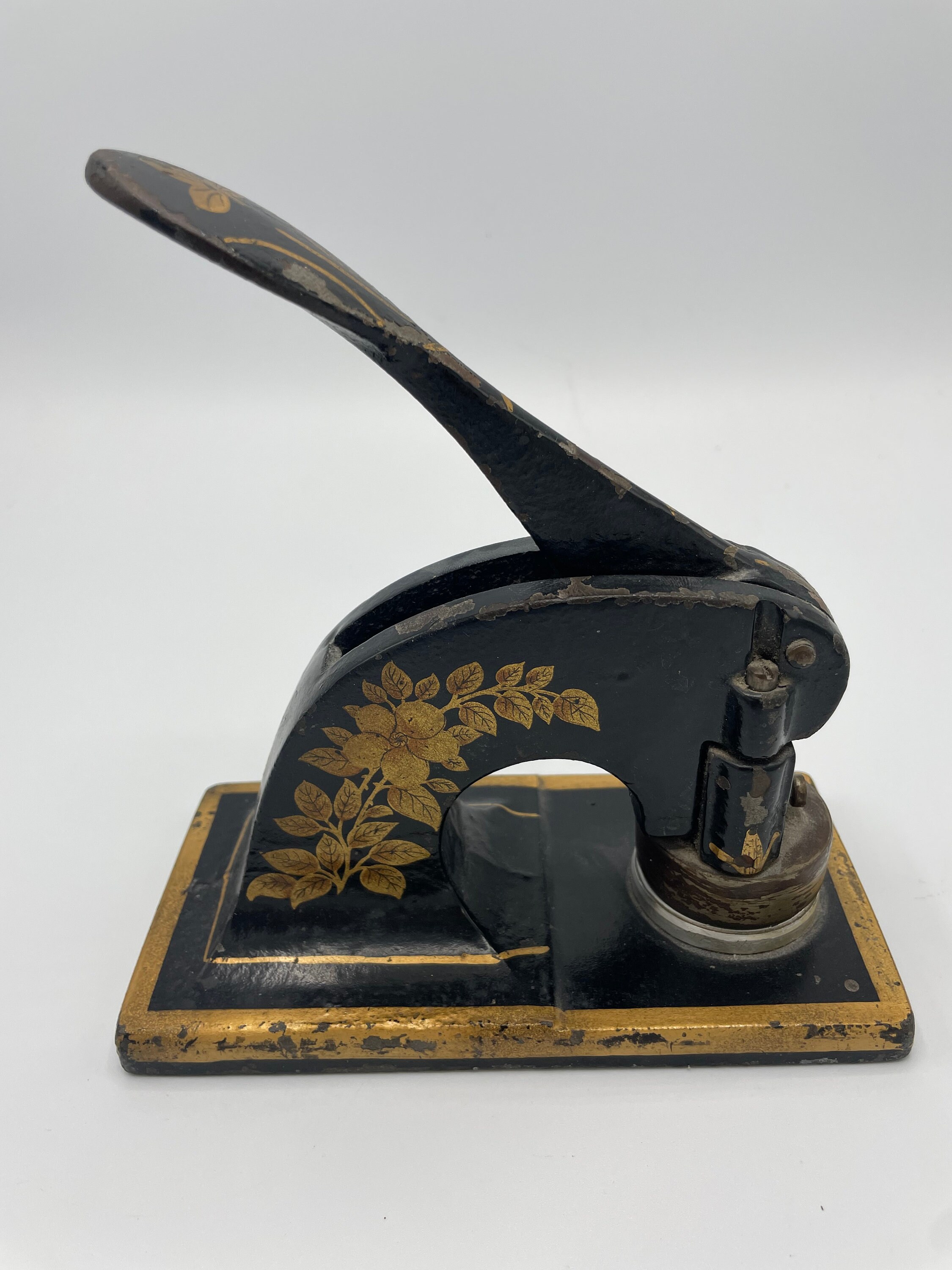 Antique Cast Iron Ornate Notary Stamp Embosser London - Etsy