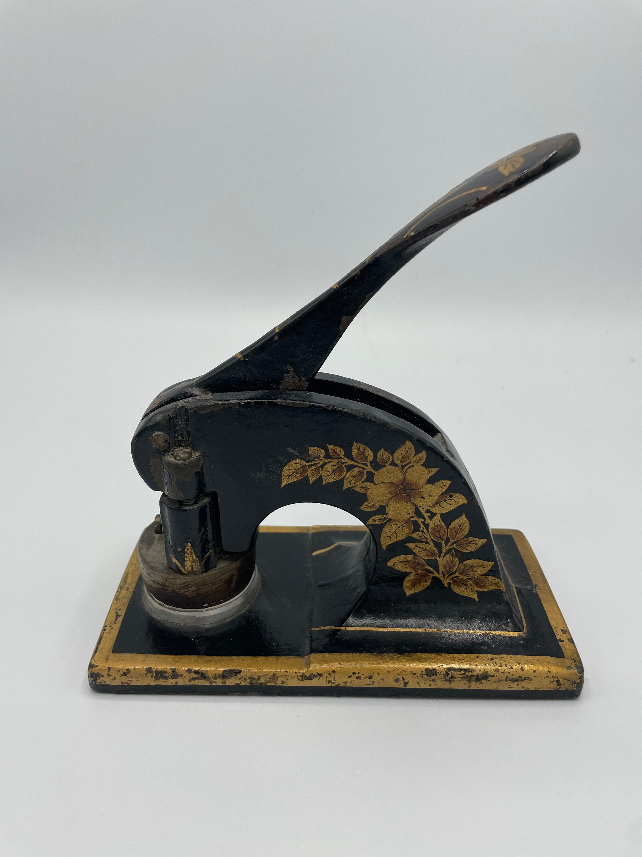 Antique Cast Iron Ornate Notary Stamp Embosser London - Etsy