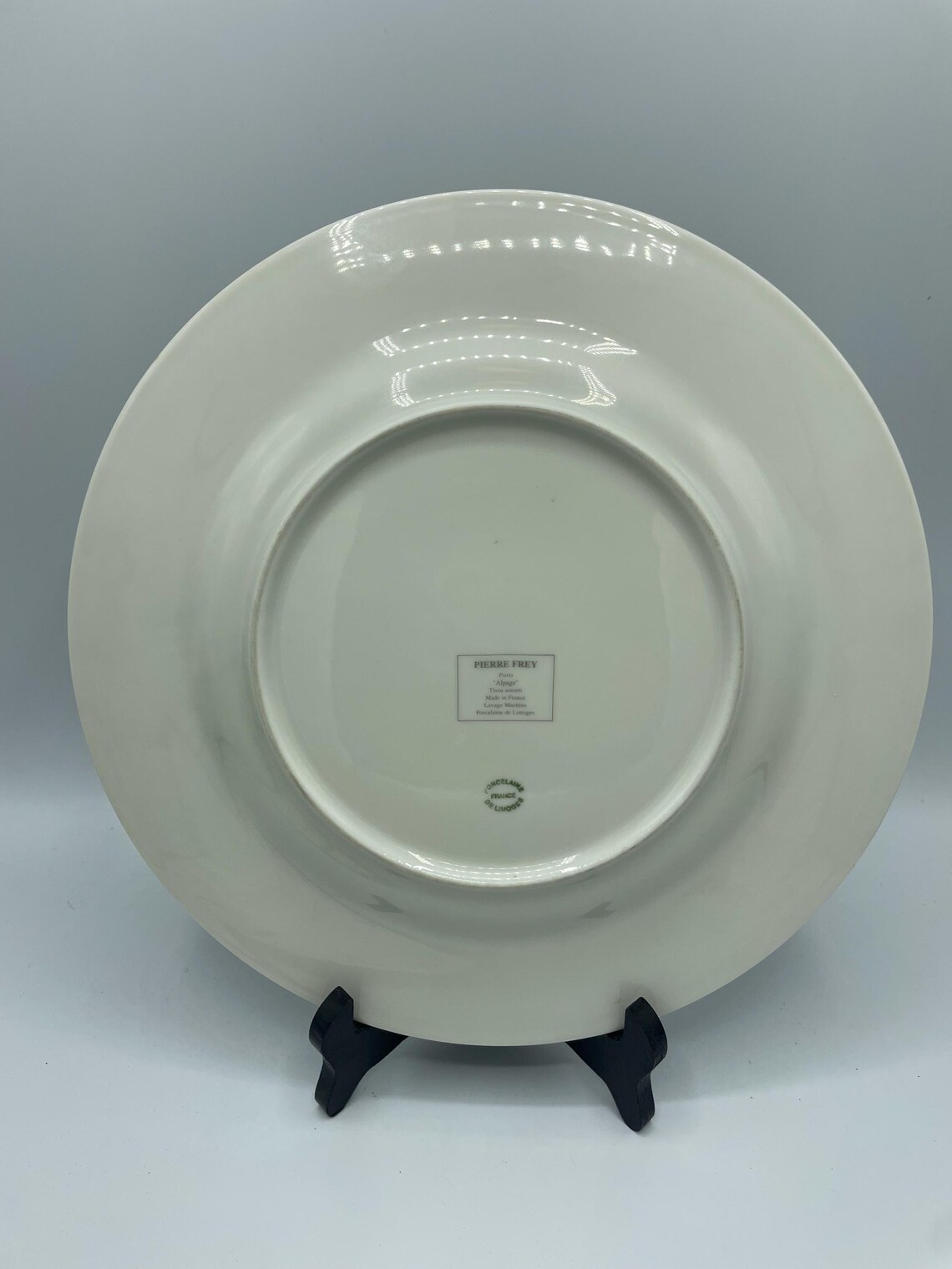 Vintage Pierre Frey Dinner Plate "alpage" Pattern - Limoges France - Etsy