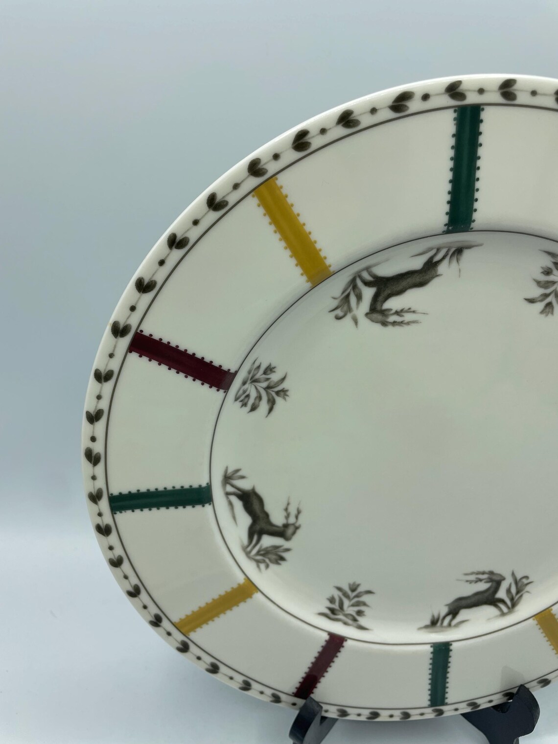 Vintage Pierre Frey Dinner Plate "alpage" Pattern - Limoges France - Etsy
