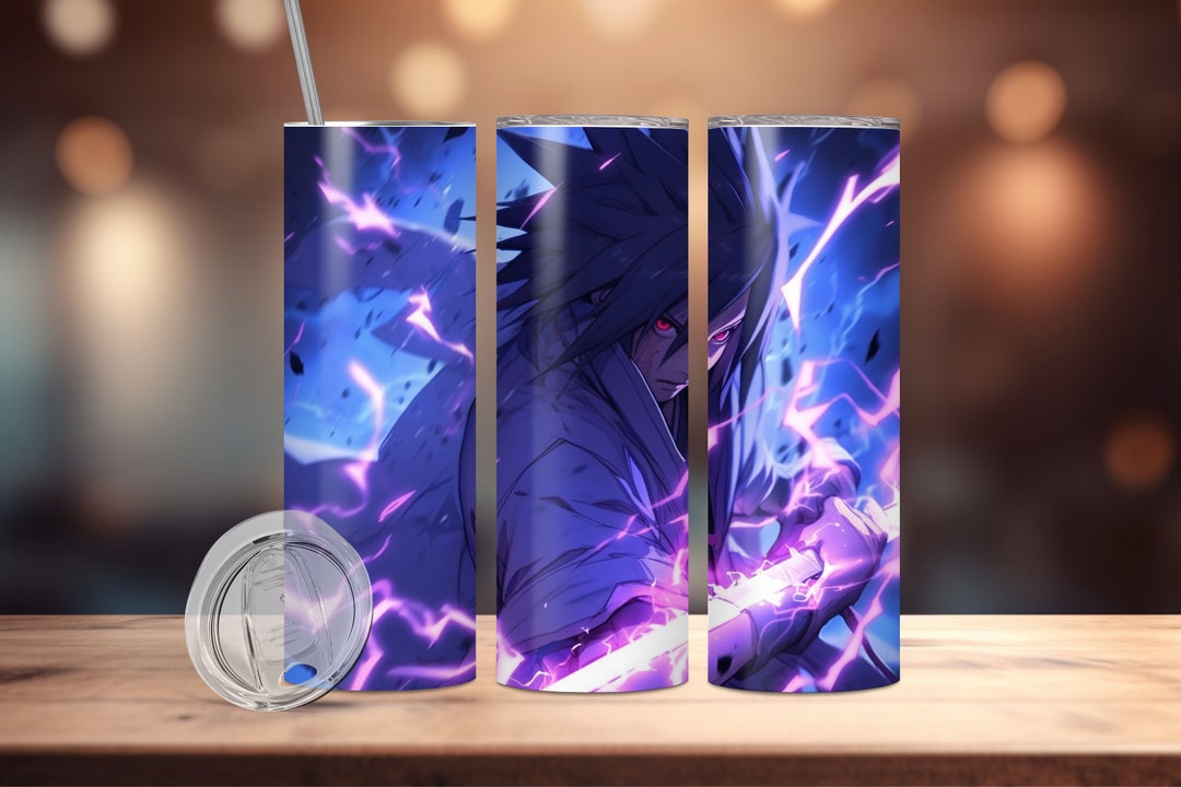 Sasuke Anime Character Tumbler Wrap 20 Oz Skinny Tumbler - Etsy