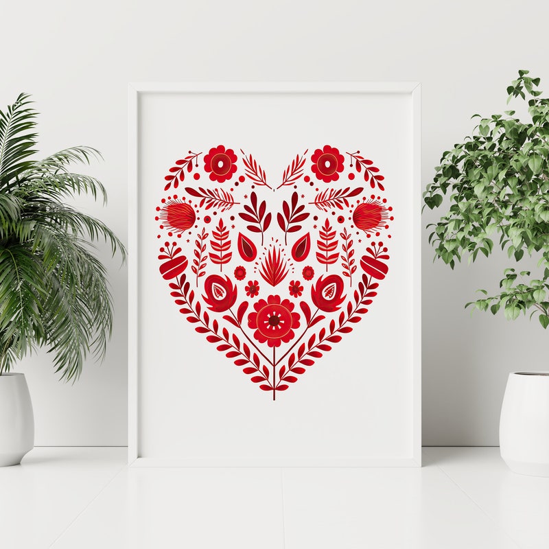 Scandinavian Hearts - Etsy