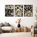 Norwegian Folk Art Floral Bird Print Set of 3, Nordic Wall Art, Bedroom ...