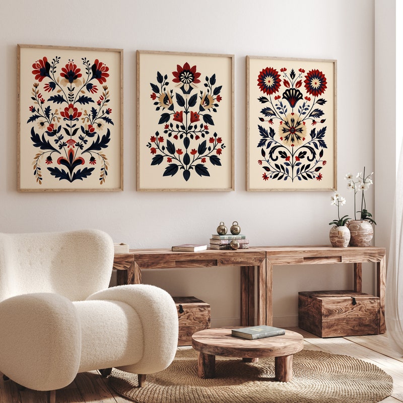 Rosemaling Wall Art - Etsy