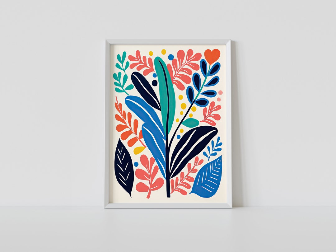 Henri Matisse Style Printable Wall Art Home Decor Digital - Etsy UK