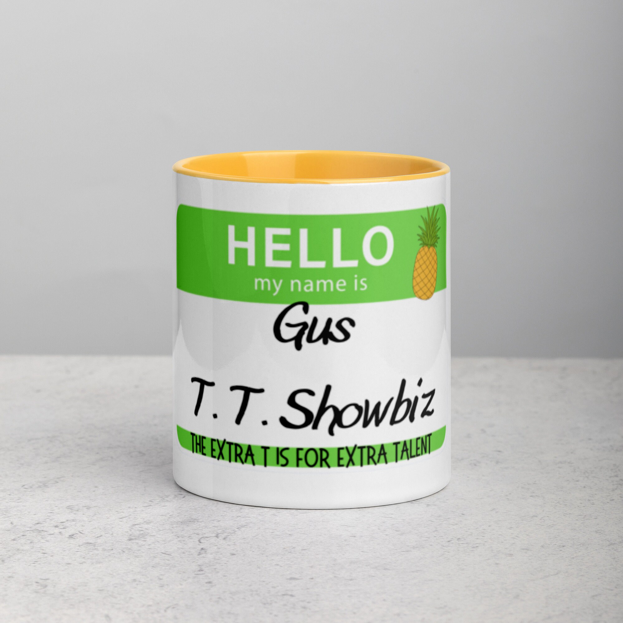 Psych Gus Nickname Mug With Color Inside T.T. Showbiz - Etsy