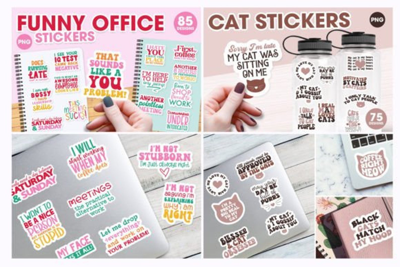 Mega PNG Sticker Bundle Sticker Bundle Mega Sticker Bundle - Etsy