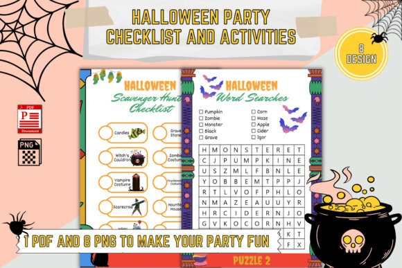 Halloween Activities Bundle: Halloween Printable Checklist - Etsy