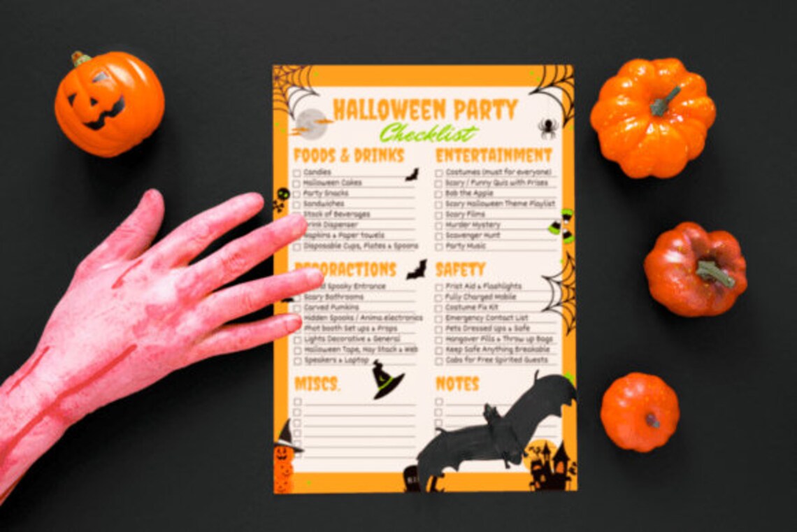Halloween Activities Bundle: Halloween Printable Checklist - Etsy