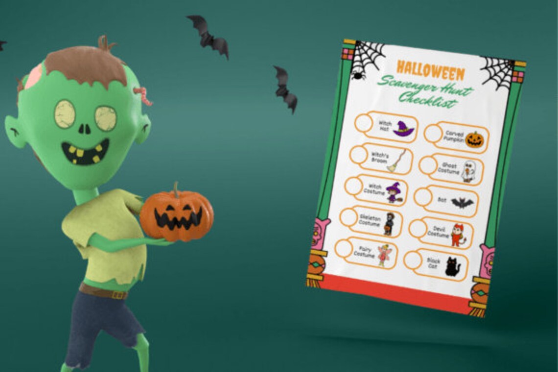 Halloween Activities Bundle: Halloween Printable Checklist - Etsy