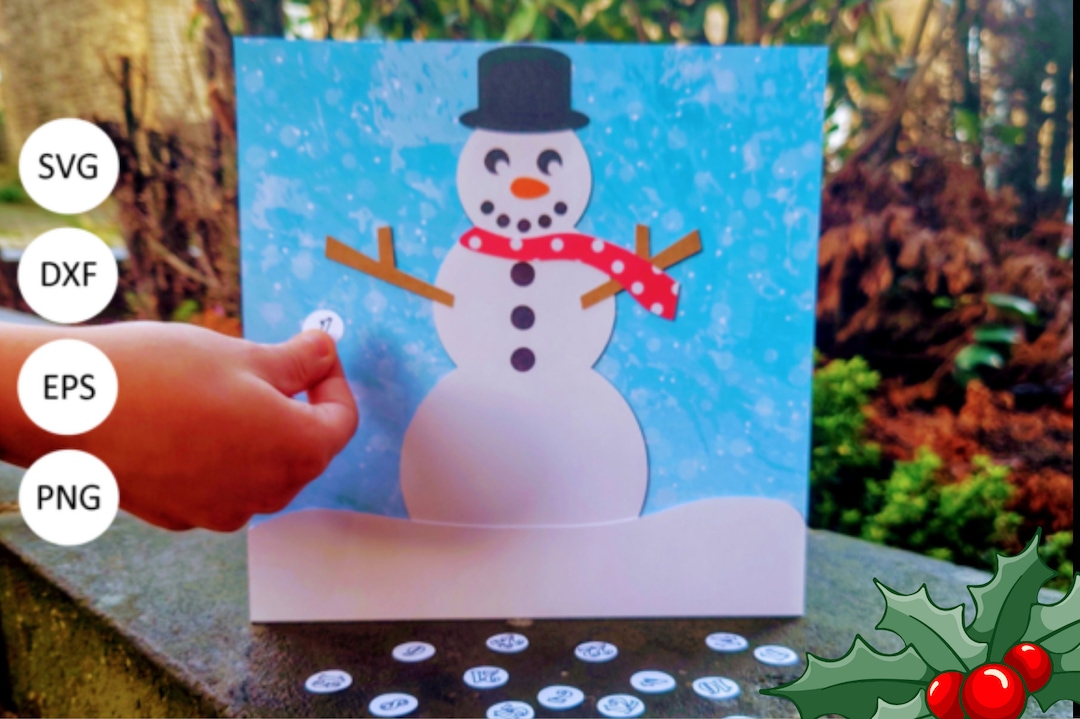 Snowman Advent Calendar Advent Calendar Advent Advent - Etsy